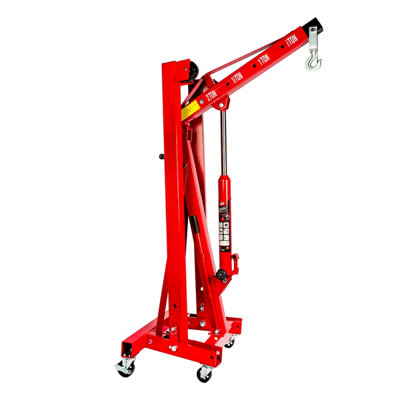 2 Ton Hydraulic Engine Crane Big Red Torin Heavy Duty Folding Garage ...
