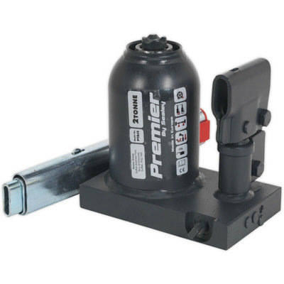 2 TONNE STEEL BOTTLE JACK WITH TELESCOPIC RAM - MAXIMUM HEIGHT 360MM ...