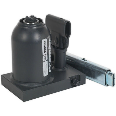 2 TONNE STEEL BOTTLE JACK WITH TELESCOPIC RAM - MAXIMUM HEIGHT 360MM ...