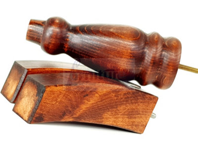 2 Traditional Turned Furniture Feet Replacement Sofa Legs 200mm & 2 ...