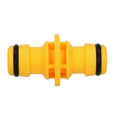 2 Way Male Straight Garden Hose Water Pipe Connector Fast Joiner ...