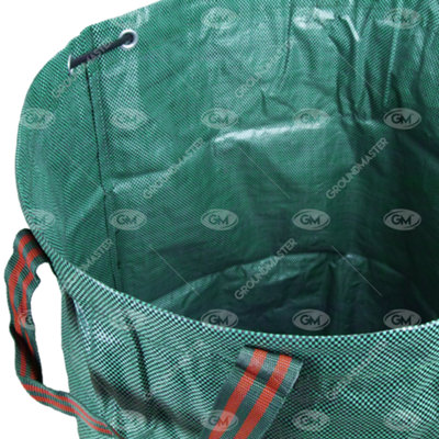 2 x 200L Round Garden Waste Bag - Heavy Duty Large Reinforced Storage