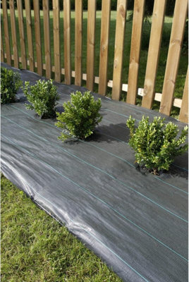 2 x 5 m / 6.5 x 16.4 ft Weed Control Membrane, Weed Control Woven ...