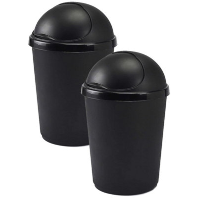 2 x 50L Rubbish Waste Recycling Bullet Dustbin For Home Office ...