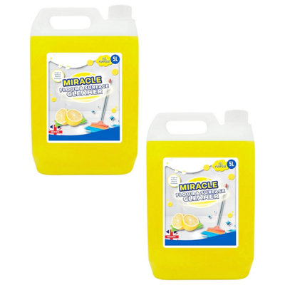 2 x 5L All Purpose Miracle Floor & Surface Cleaner Ideal For All Surfaces