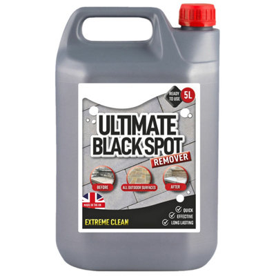 2 x 5L Black Spot Remover & Eliminator Ideal For Patios & Block Paving ...