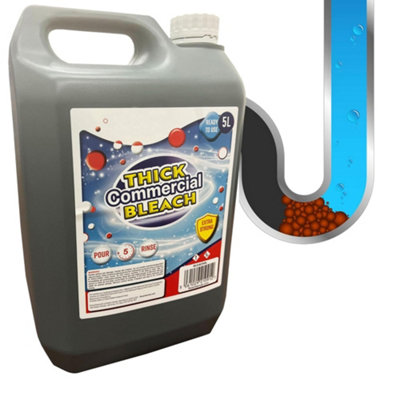 2 x 5L Extra Strong Thick Commercial Bleach For Sanitisation ...