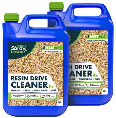 2 x 5L Jarder Resin Driveway Cleaner - Eliminates Moss, Algae and Mould ...