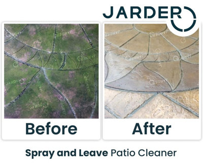 2 x 5L Jarder Spray & Leave Patio Cleaner - Green Mould and Algae Remover