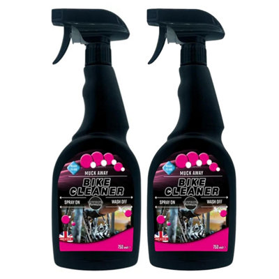 2 x 750ml High Performance Bike Cleaning Automotive Trigger Spray Bottles