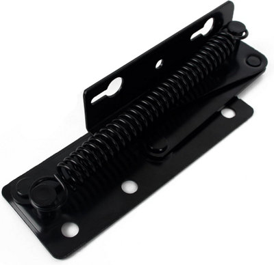 2 X 80 degree folding lift supports, black spring hinges, bench lift ...