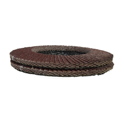 2 x 80 Grit Flap Discs Sanding Grinding Rust Removing For 4-1/2" (115mm ...