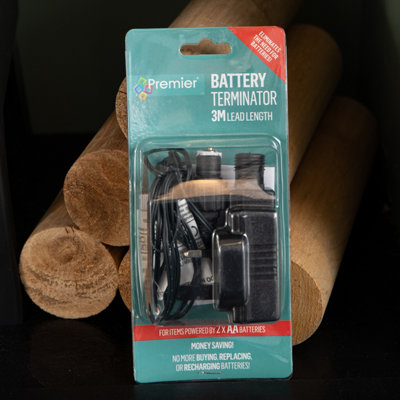 2 x AA Money Saving Battery Replacement Plug In Adapter