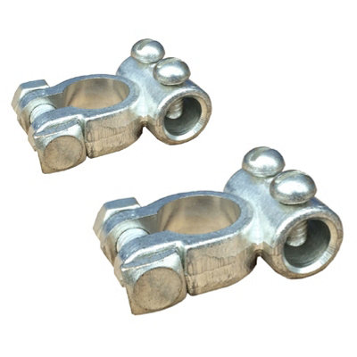 2 x Battery Terminals Pair of Positive and Negative for 11mm² to 60mm² ...