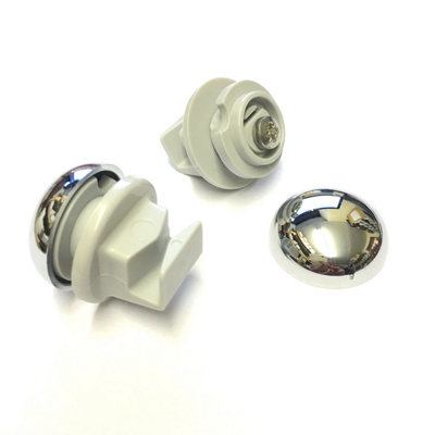 2 x CR3 Shower Part Shower Door Bottom Guides/Runners/Spare Replacement ...