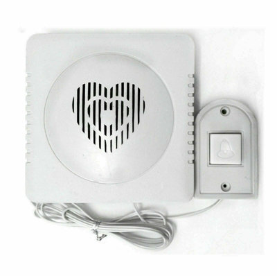 2 X Door Bell Wired Chime House Speaker Easy Fit Push Battery Operated ...