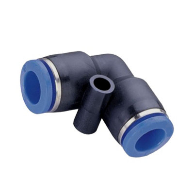 2 x Elbow Connectors 4mm Speed Push Fit for Pneumatic Air, Water & Fuel ...
