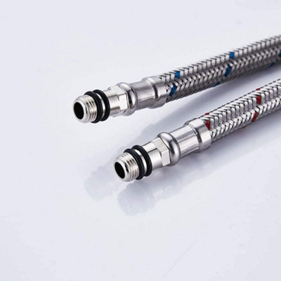 2 x Flexible Connectors for Integrated Kitchen/Sink Mixer Tap, UK ...