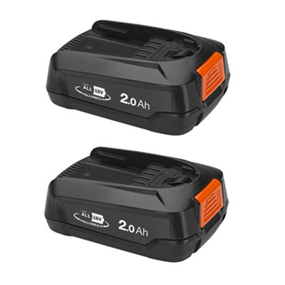 2 x Flymo Power For All Battery 18V 2.0Ah FLY103 531382501 Bosch