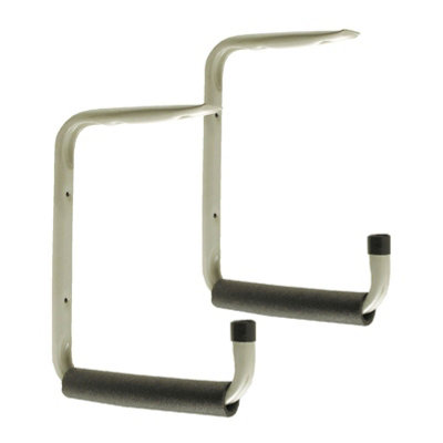 2 x Giant Heavy Duty 415mm Wall & Ceiling Mounted Storage Hooks ...
