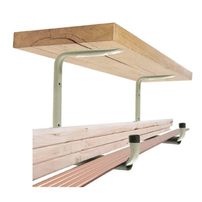 2 x Giant Heavy Duty 415mm Wall & Ceiling Mounted Storage Hooks ...