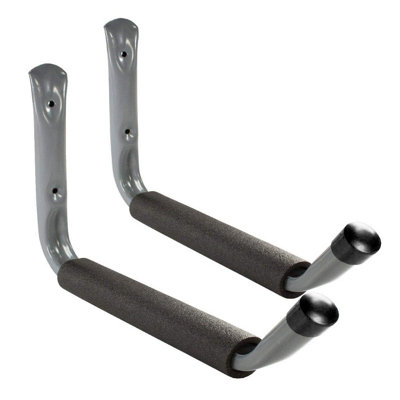 2 x Giant Heavy Duty Padded Storage Hooks 370mm Wall Mounted, Ladders ...