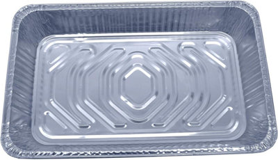 2 x Large Aluminium Foil Roasting Trays Full Deep Gastronorm 52 x 32 x ...