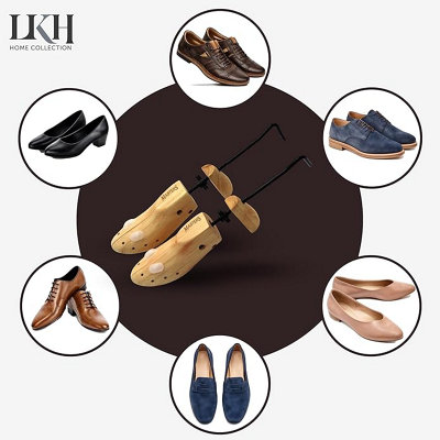 2 x Mens Gents Shoe Stretcher Wooden Tree Shaper Corn Bunion Blister ...