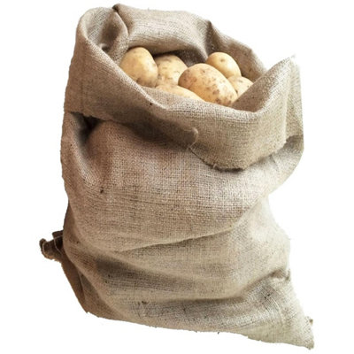 2 x Natural Hessian Jute Sacks, X Large Hessian Storage Bags, 50 x 80 ...