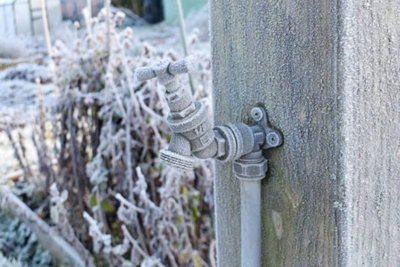 2 x Outside Tap Cover Insulated Polystyrene Thermal Frost Protector Tap ...