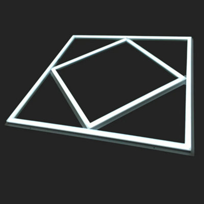 2 x Rother 48W LED Diamond Frame Panel Recessed Ceiling Light 60x60 panel6