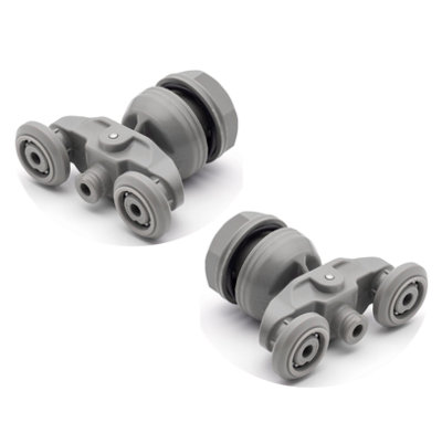 2 x Shower Part Shower Door Rollers 816 891 896 Runners 204763 Wheels ...