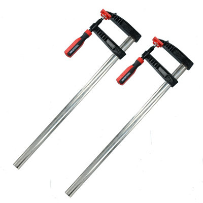 2 x Sliding F Clamps Bar Profile Clamp Holder Fastener Fastening 600mm ...