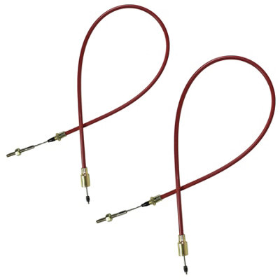 2 x Stainless Steel Trailer Brake Cable For Knott Axles Systems Outer ...