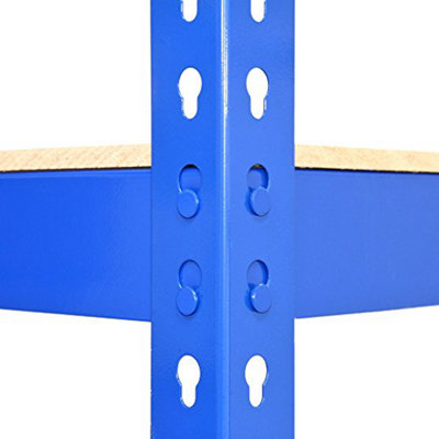 2 x T-RAX Blue Metal Racking Units 75cm x 150cm x 30cm with Free Bay ...