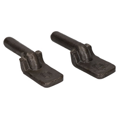 2 x Tailboard Hinge Gudgeon Pin for Truck Trailer Horsebox Dropside ...