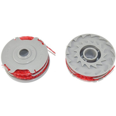2 x Trimmer Strimmer Spool Line Double Autofeed Compatible With Flymo FLY021 by Ufixt