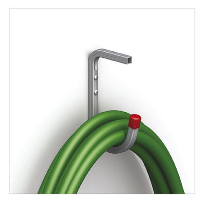 2 x Wall Mounted 50kg Storage Hooks with Shelf Support Bracket for ...