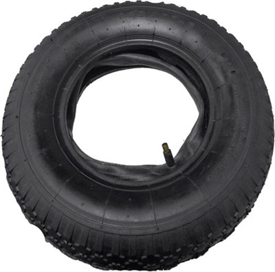 2 X Wheelbarrow Wheel Inner Tube And Barrow Tyre 4.00-8 Rubber ...
