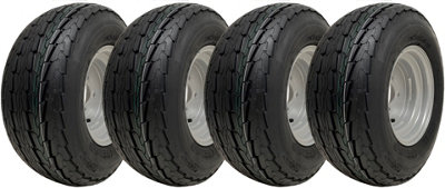 20.5x8.00-10 Trailer Wheel Assembly 8ply 4 Inch PCD Road Legal 605kgs ...