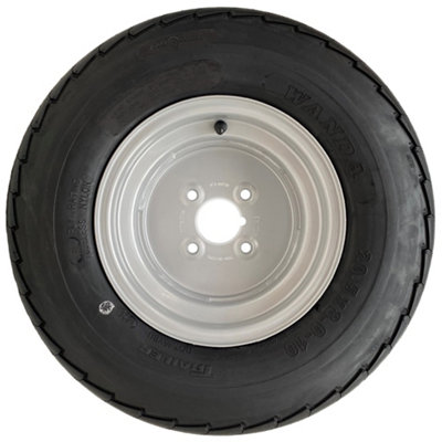 20.5x8.00-10 Trailer Wheel Assembly 8ply 4 Inch PCD Road Legal 605kgs ...