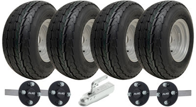 20.5x8.00-10 Twin Axle Trailer Kit Road Legal 4 Wheels 4 ALKO Axles ...