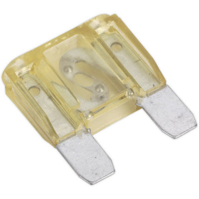 20 Amp MAXI Blade Fuse Pack - 10 Automotive Circuit Fuses for Vehicles