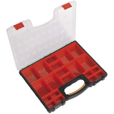 20 Compartment Storage Case for Small Parts and Tools - 420 x 330 x 60mm