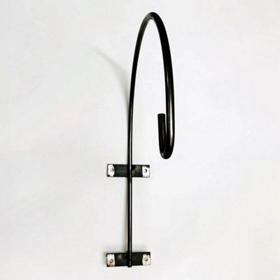 20 inches Wall Swan Neck Bracket - Bare Metal/Ready to Rust - L38 x W10 ...