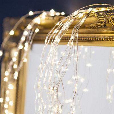 20 LED Battery Micro Rice Wire Copper Fairy String Lights (Pack of 6)