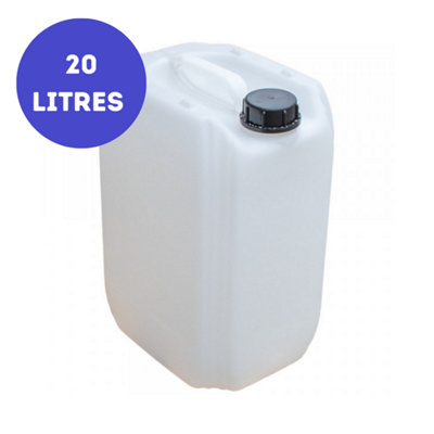 20 Litre HDPE Water Container Heavy Duty Stackable Plastic HDPE Food ...