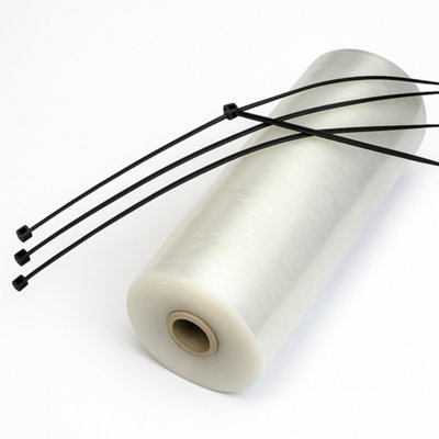 20 Metre Rainwater Long Temporary Downpipe with 4 Cable Ties for Gutter ...
