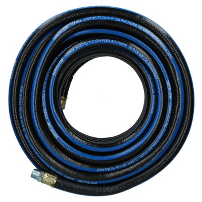 20 Metres / 65 Feet Compressor Airline Air Hose 10mm Internal Rubber ...