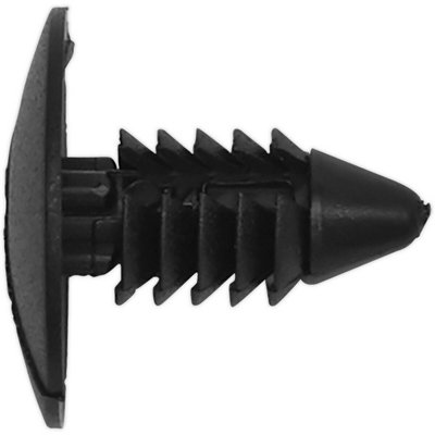 20 PACK Black Fir Tree Clips - 18mm x 18mm - Suitable For A Variety of ...